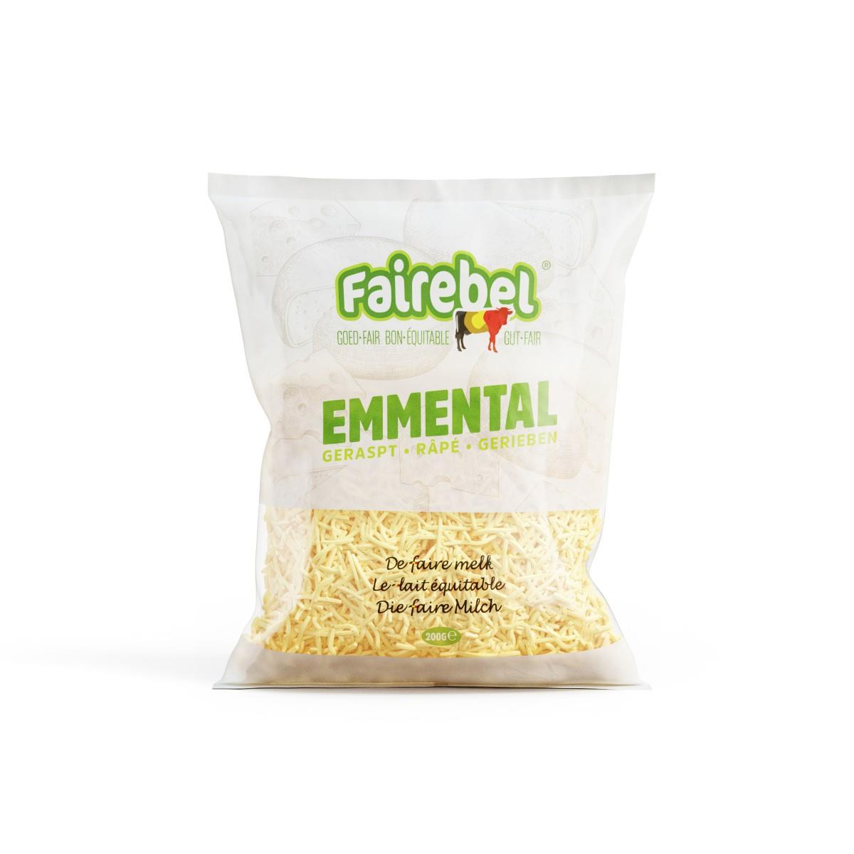 Fromage Râpé - Fromages - Lait équitable - Produits laitiers Fairebel